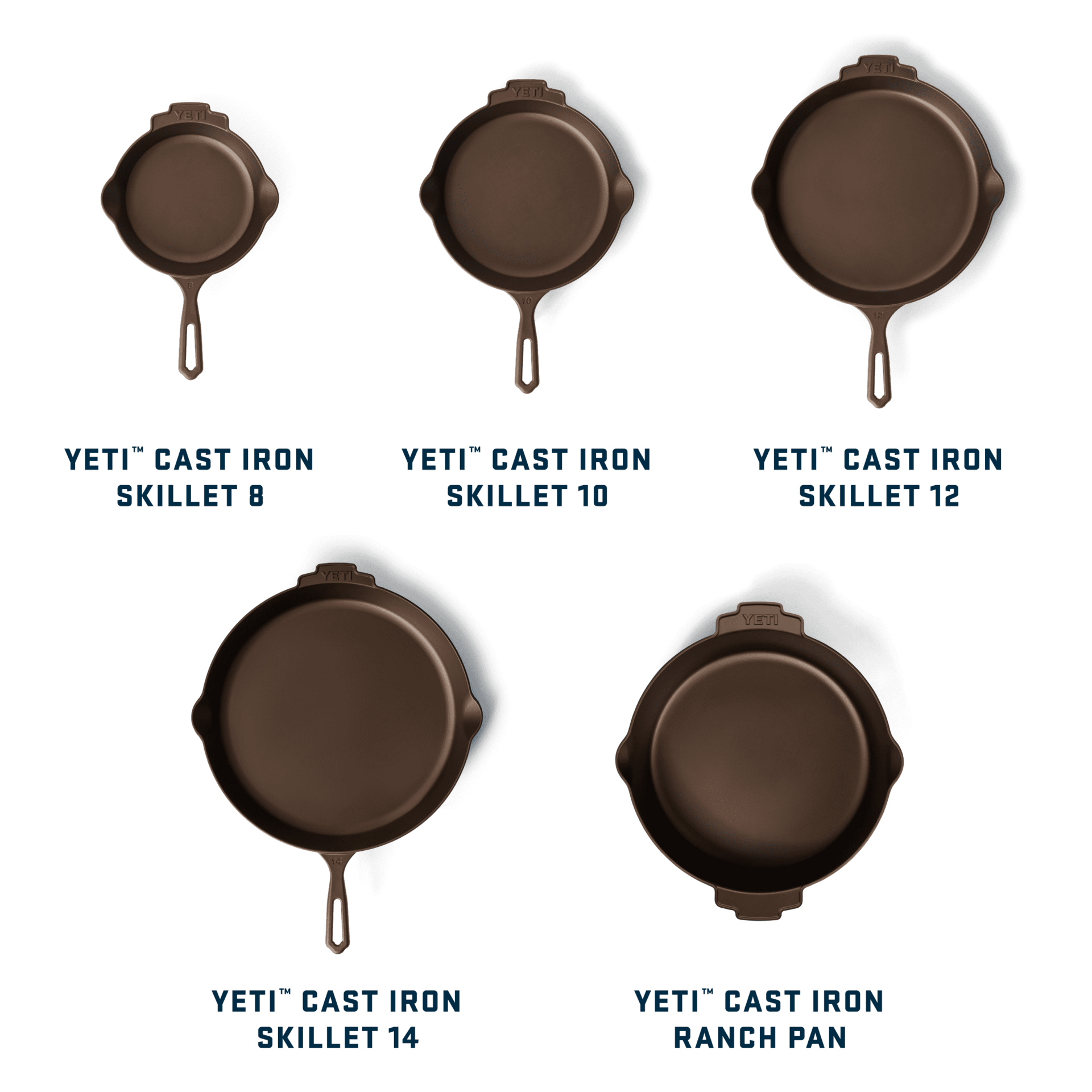 YETI Ranch Pan: Cast Iron Deep Skillet