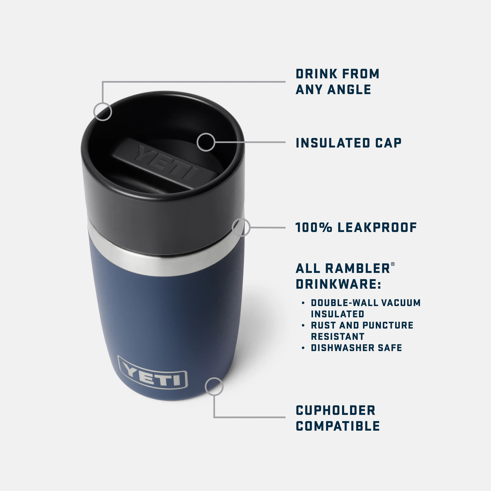 YETI 8 oz Travel Water Bottle