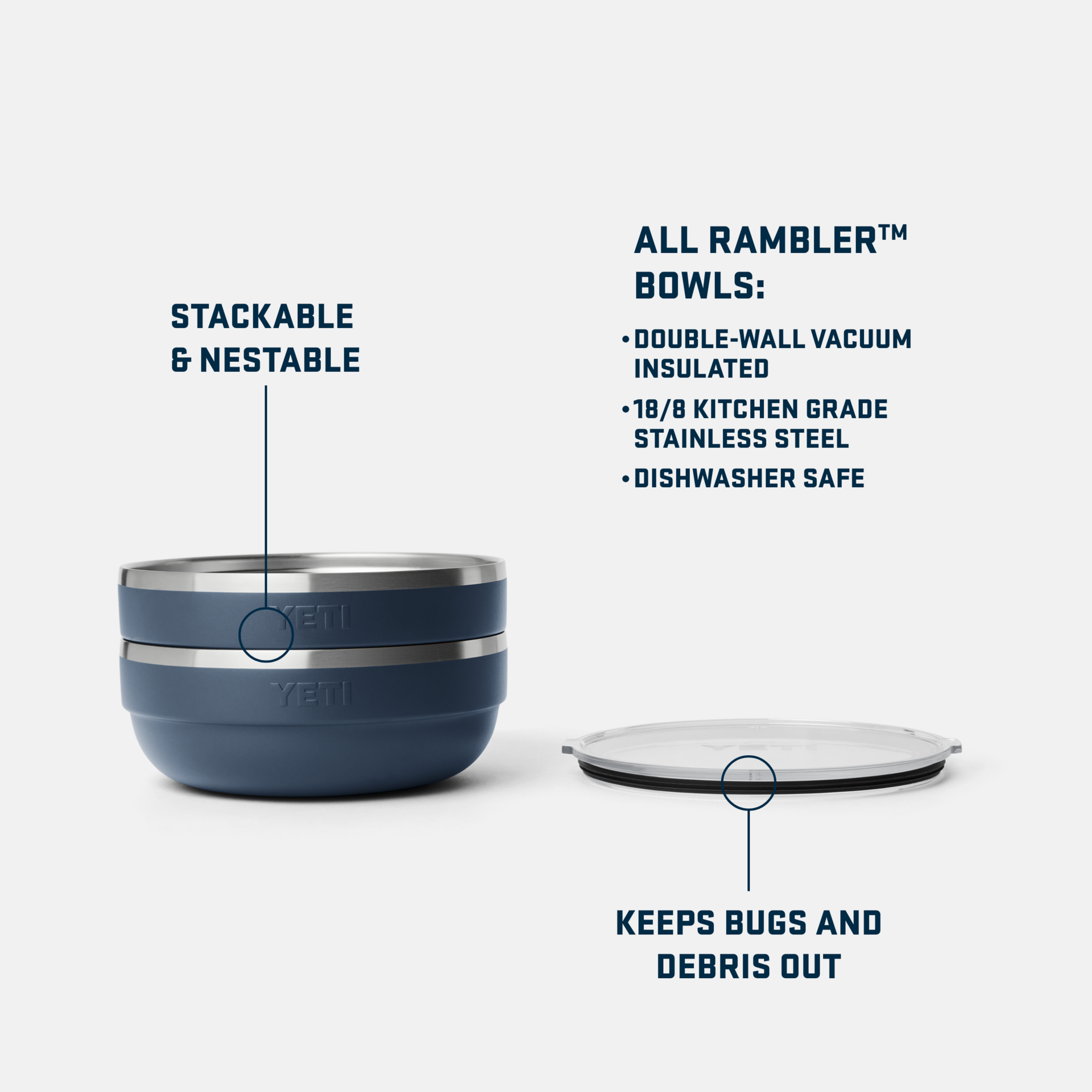 YETI Low 3.6 QT Insulated Bowl