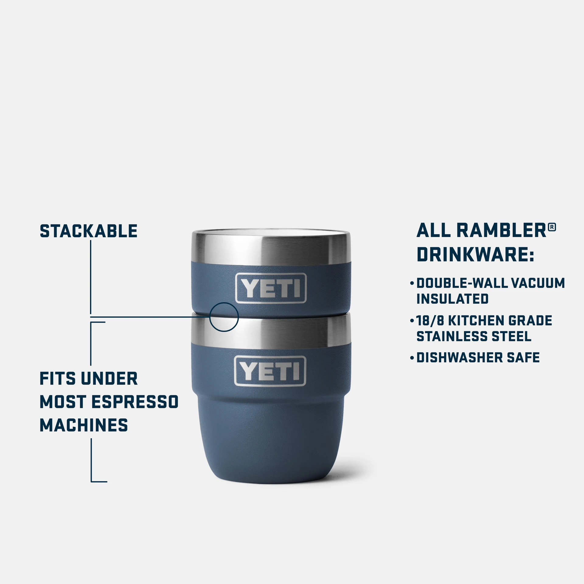 YETI 118 ml Stackable Cups
