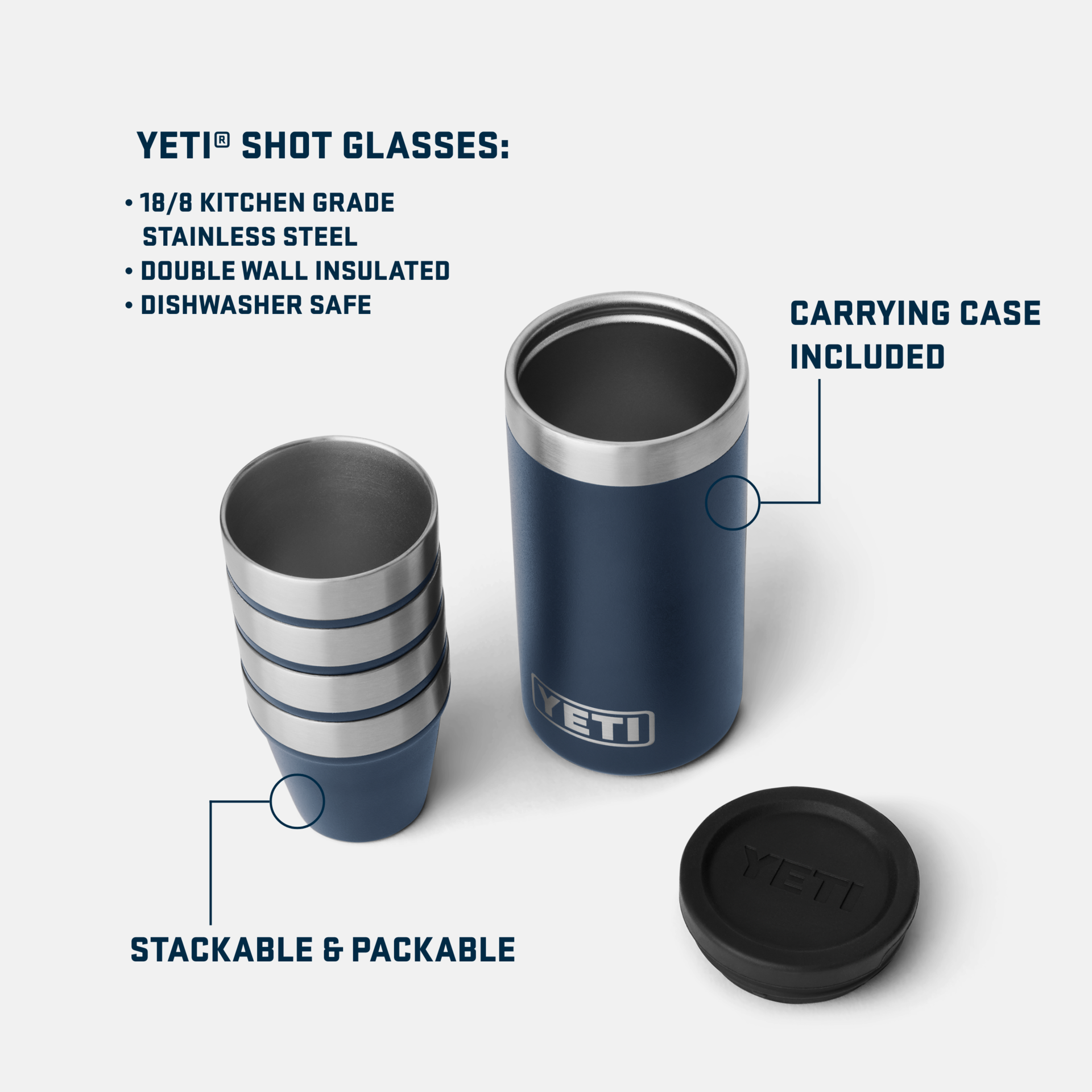 YETI Shot Glasses