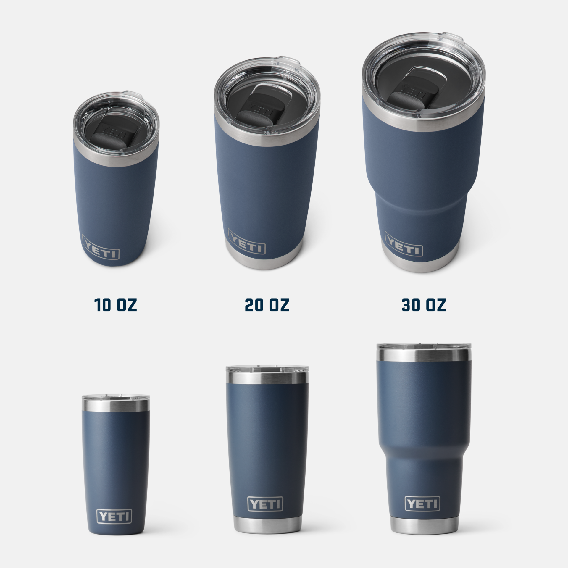 Vaso YETI Rambler de 20 oz (591 ml) con tapa Magslider