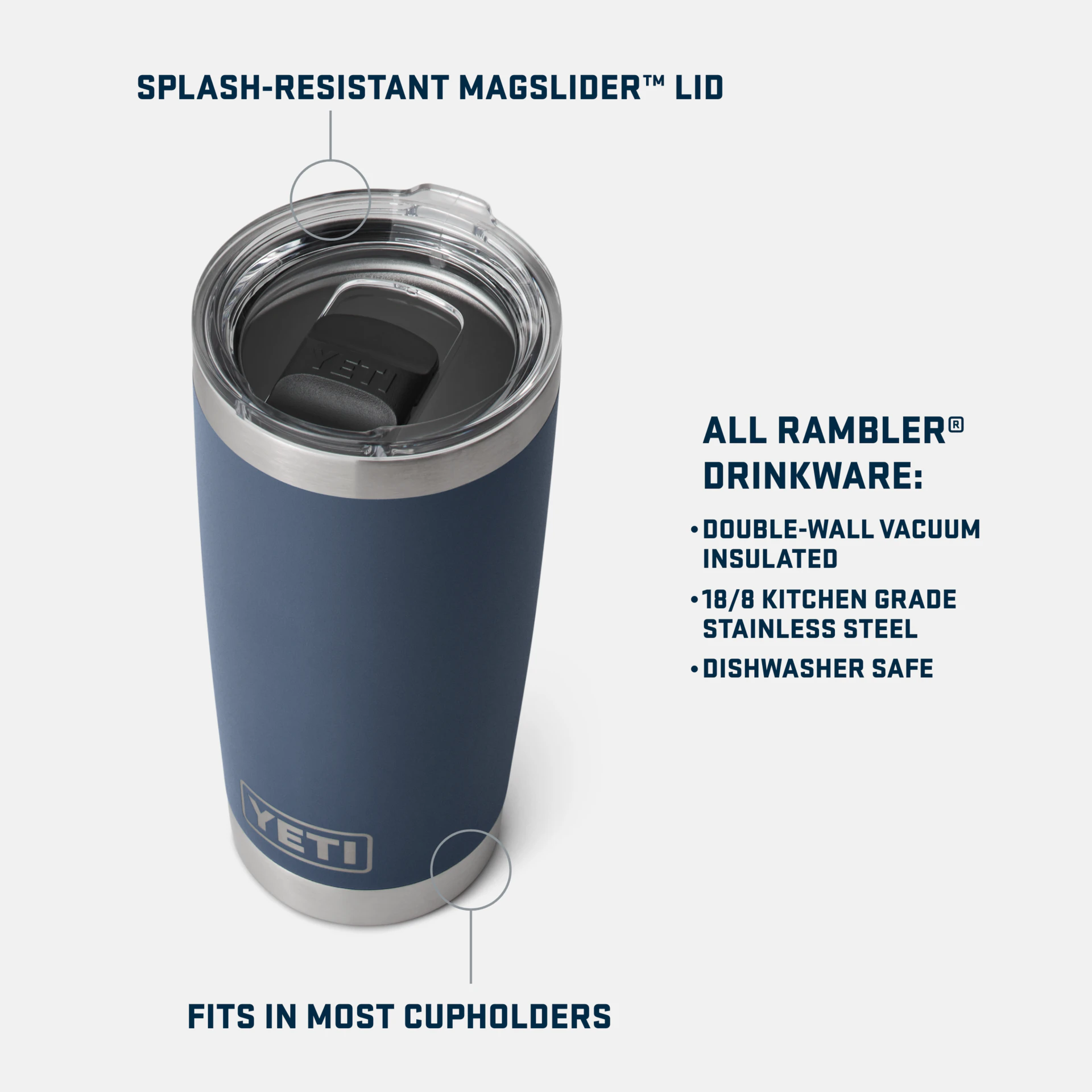 YETI x John Deere Rambler 20 oz Tumbler